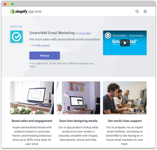 Shopify Email Marketing - SmartrMail